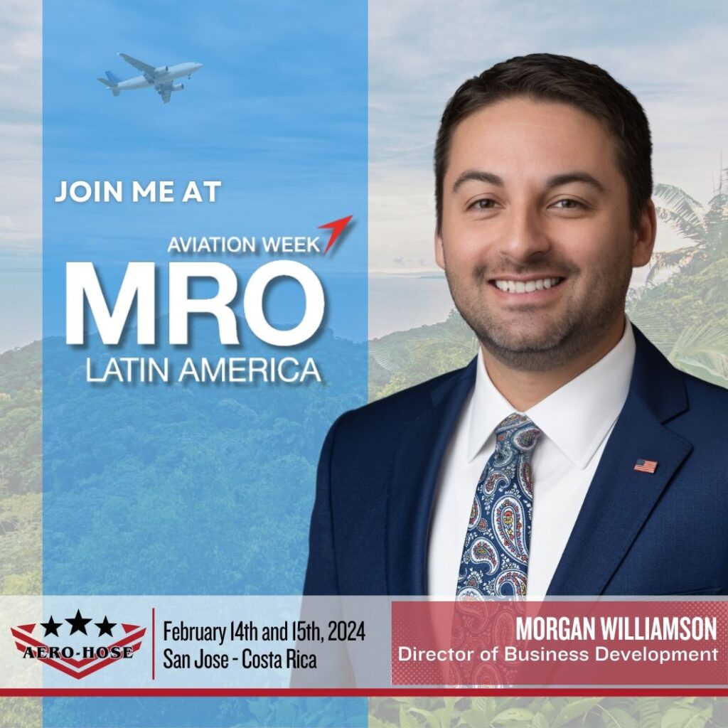 Countdown For Aviation Week's MRO Latin America Aerospace Hose Assembly 1