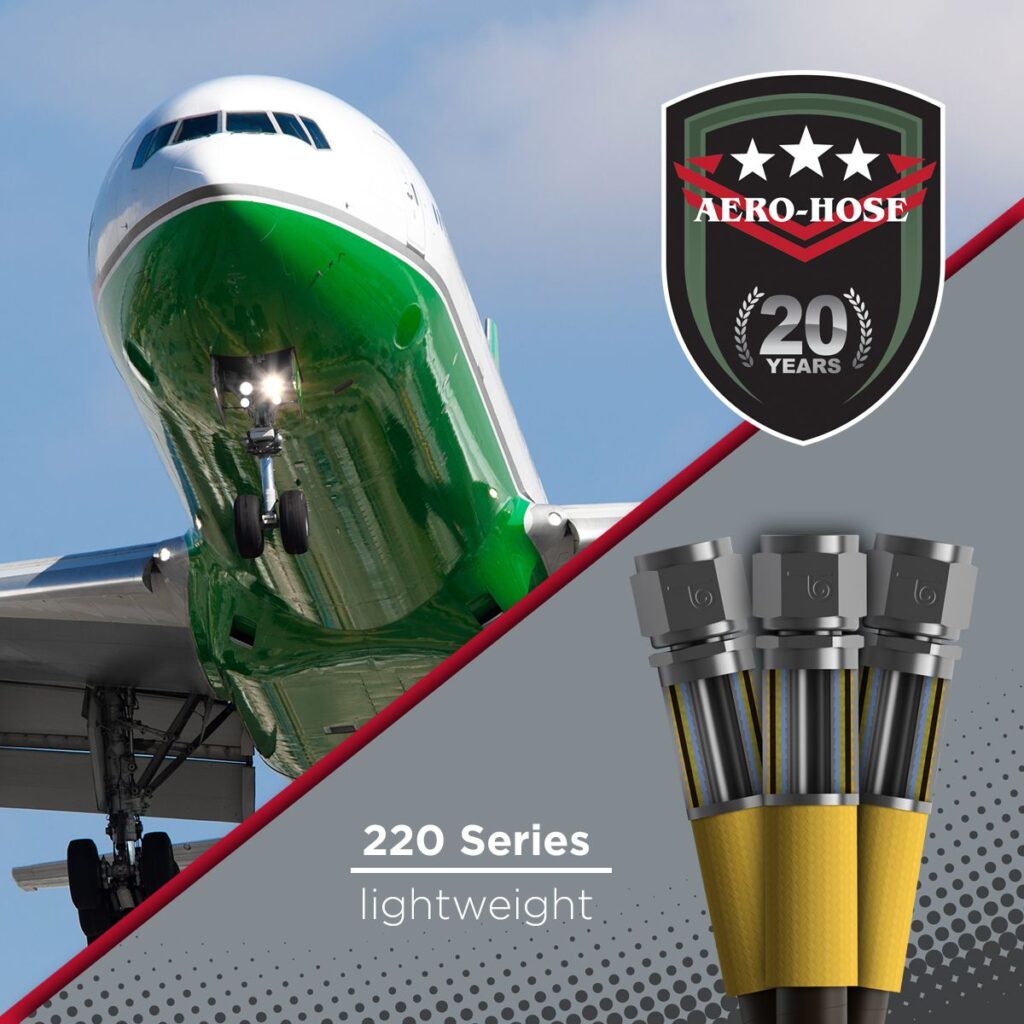 220 Series Lightweight Aerospace Hose With Fire Protection Aviation ...